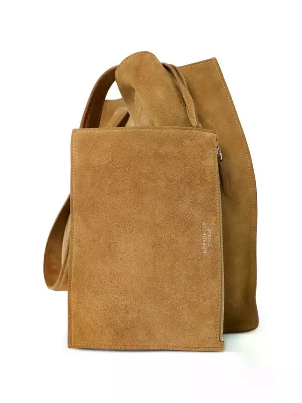 Studio Nicholson Doublet Zipped Detachable Pochette Bag - Brown