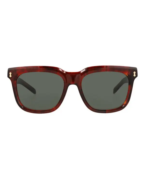 Gucci Square Frame Recycled Acetate Sunglasses - Havana Havana Grey (gg1523s/30014802/002)
