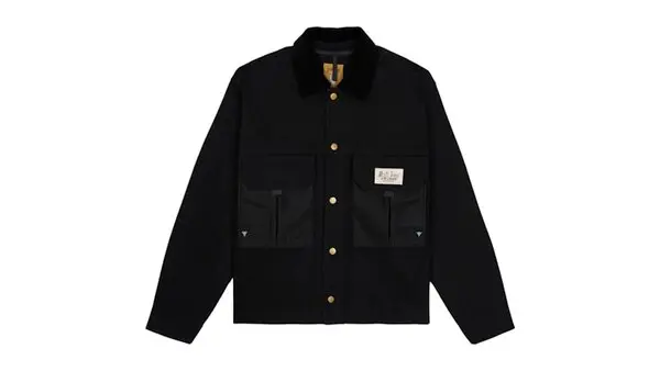 BRAIN DEAD Cropped Chore Jacket - Black
