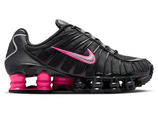 Nike Shox Tl Sneakers - Off Noir/hyper Pink/metallic Silver