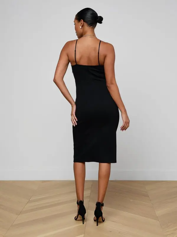 L'Agence Eira Midi Dress