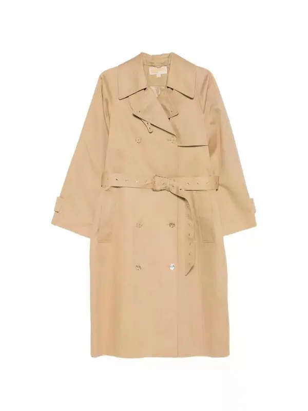 Michael Kors Belted Double-breasted Trench Coat