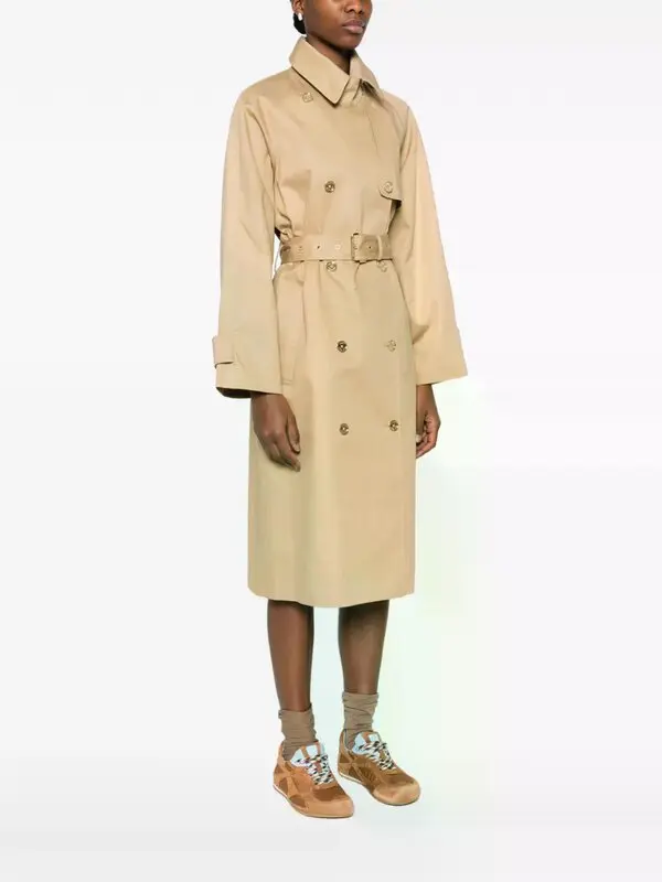 Michael Kors Belted Double-breasted Trench Coat