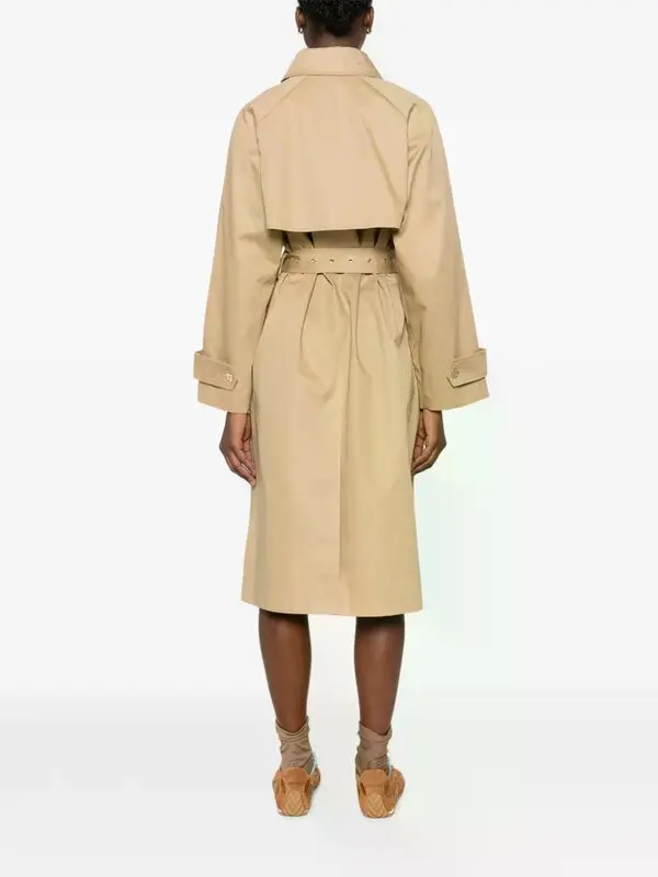 Michael Kors Belted Double-breasted Trench Coat