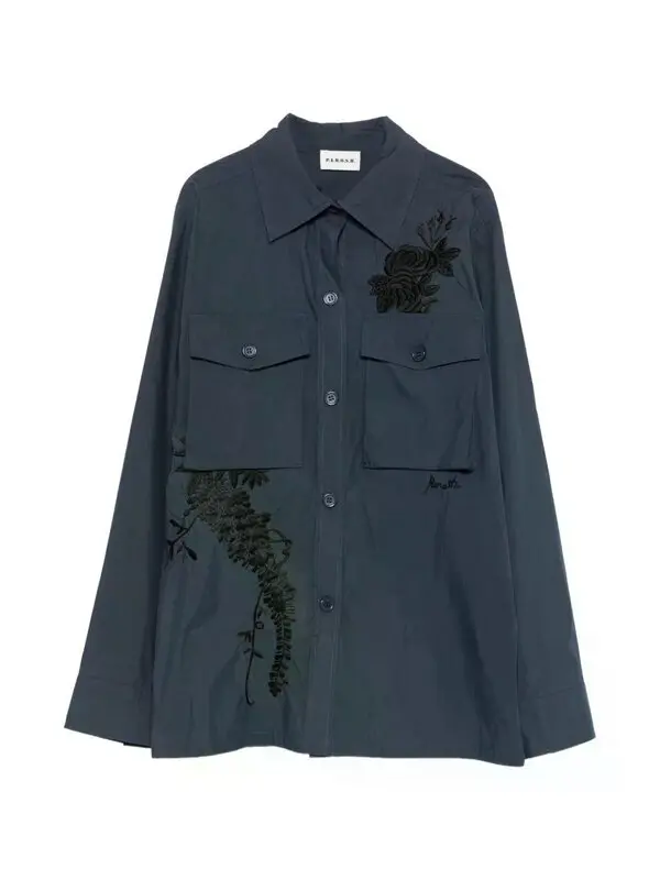 P.a.r.o.s.h Ninja Embroidered Shirt