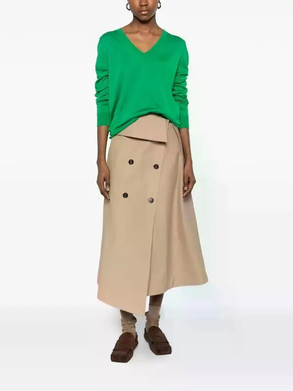 P.a.r.o.s.h V-neck Long Sleeve Sweater