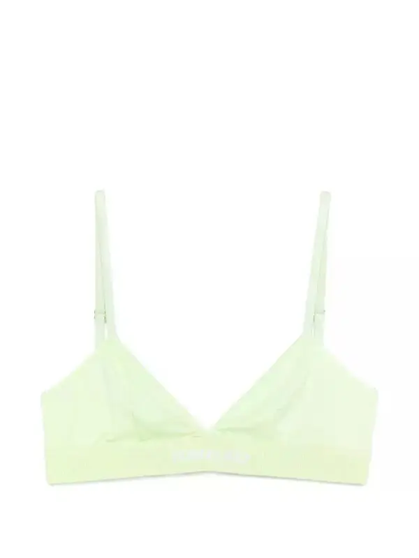 TOM FORD Triangle Logo-detail Bra - Green