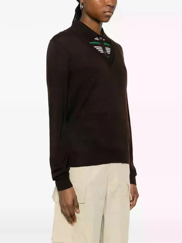 P.a.r.o.s.h V-neck Sweater - Brown