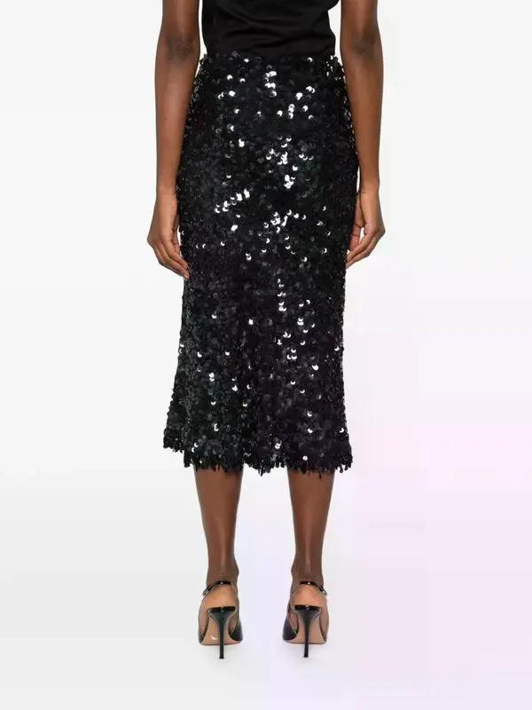 PETAR PETROV Sequined Midi Skirt