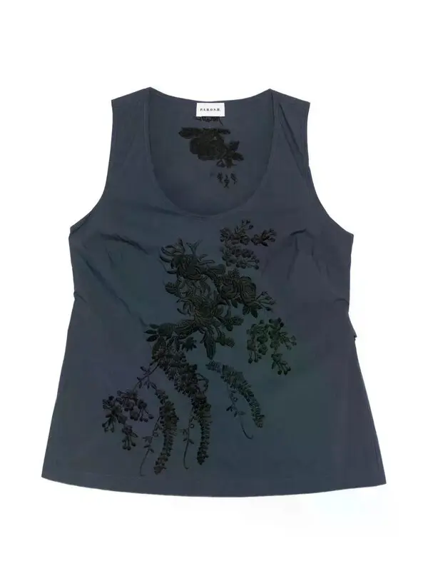 P.a.r.o.s.h Embroidered Sleeveless Blouse