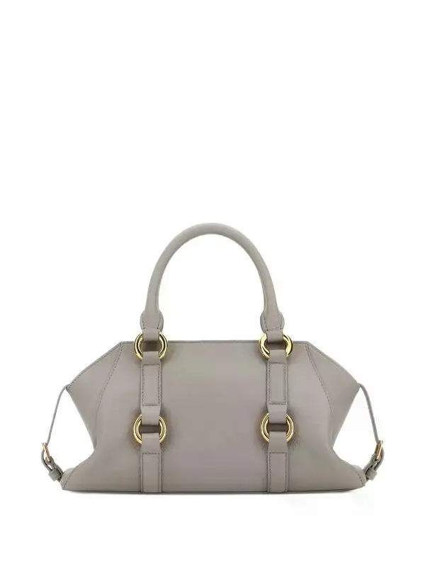 Alexander McQueen Farringdon Ring Leather Tote Bag - Grey