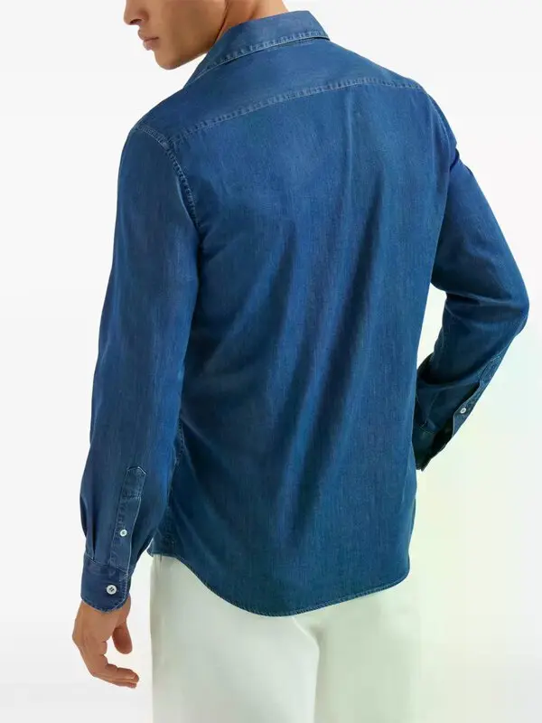Brunello Cucinelli Chest-pockets Long-sleeve Shirt