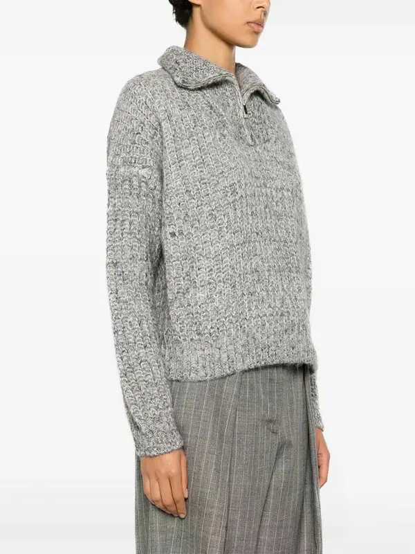 Ba&sh High-neck Knitted Jumper