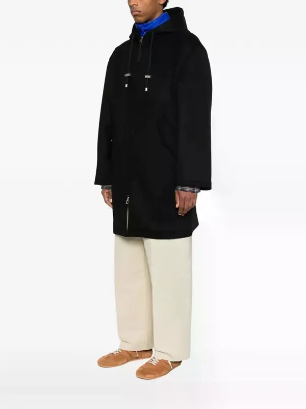 Loewe Hooded Zip-up Coat