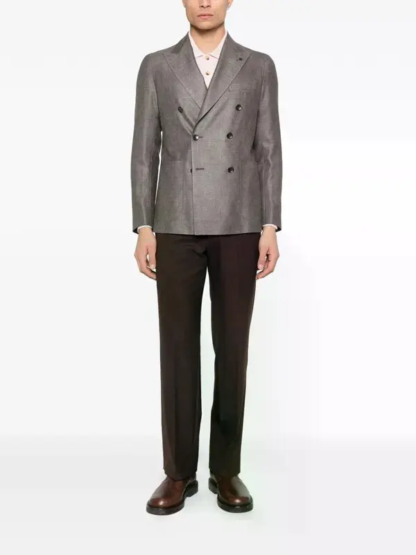 Tagliatore Double-breasted Blazer - Grey