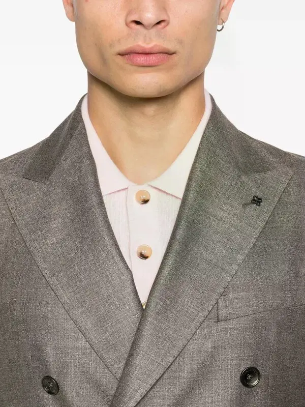 Tagliatore Double-breasted Blazer - Grey