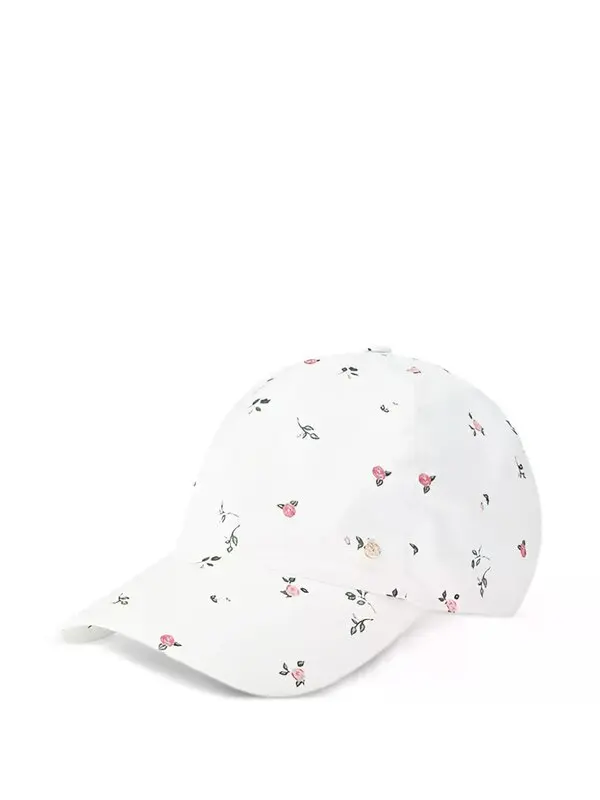 MAISON MICHEL Tiger Cap - White
