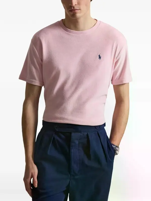 Polo Ralph Lauren Classic Terry-knit T-shirt - Pink