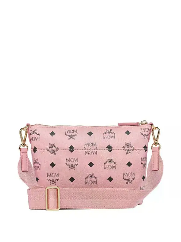 Mcm Aren Visetos Mini Crossbody Bag - Pink