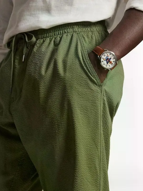Polo Ralph Lauren Prepster Drawstring Textured Trousers - Green