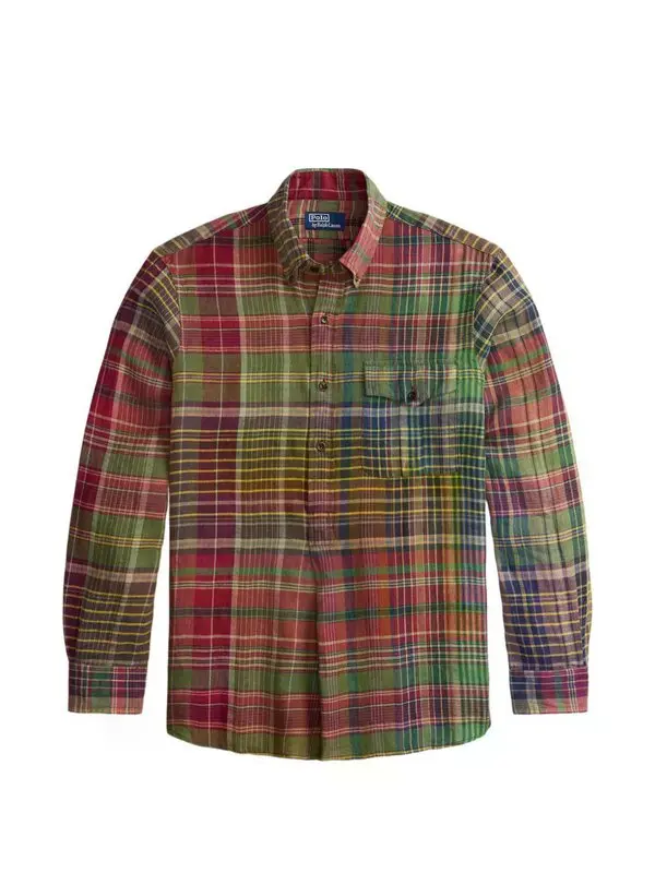 Polo Ralph Lauren Plaid Pocket Shirt - Red