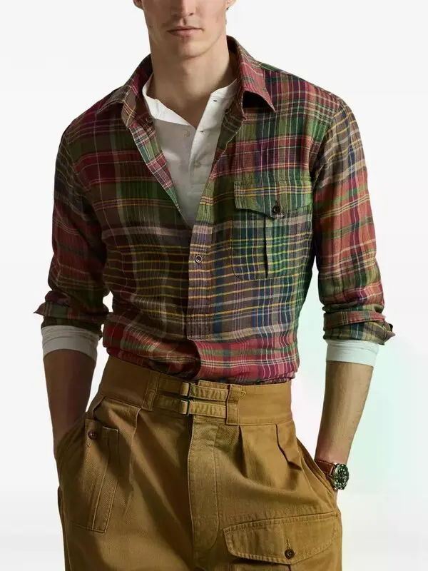 Polo Ralph Lauren Plaid Pocket Shirt - Red