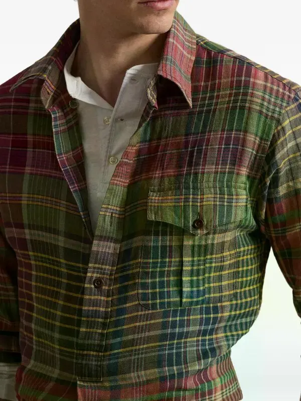 Polo Ralph Lauren Plaid Pocket Shirt - Red