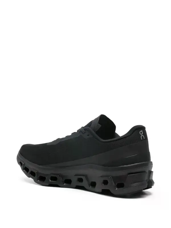 On Cloudmonster Lace-up Sneakers - Black