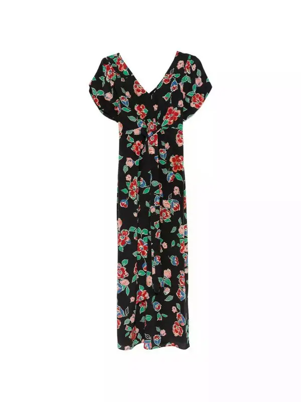 Rixo Riella Floral Print Dress