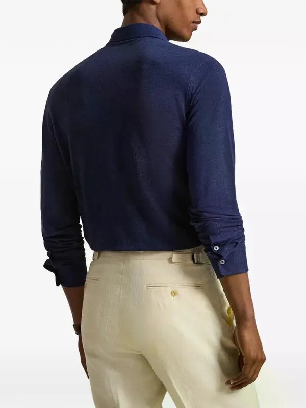 Polo Ralph Lauren Long-sleeve Linen Polo Shirt