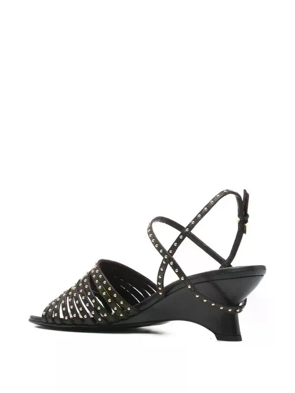 Khaite Studded Strappy Sandals
