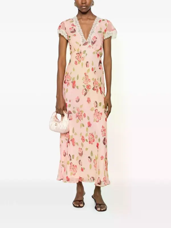 Rixo Clarice Midi Dress