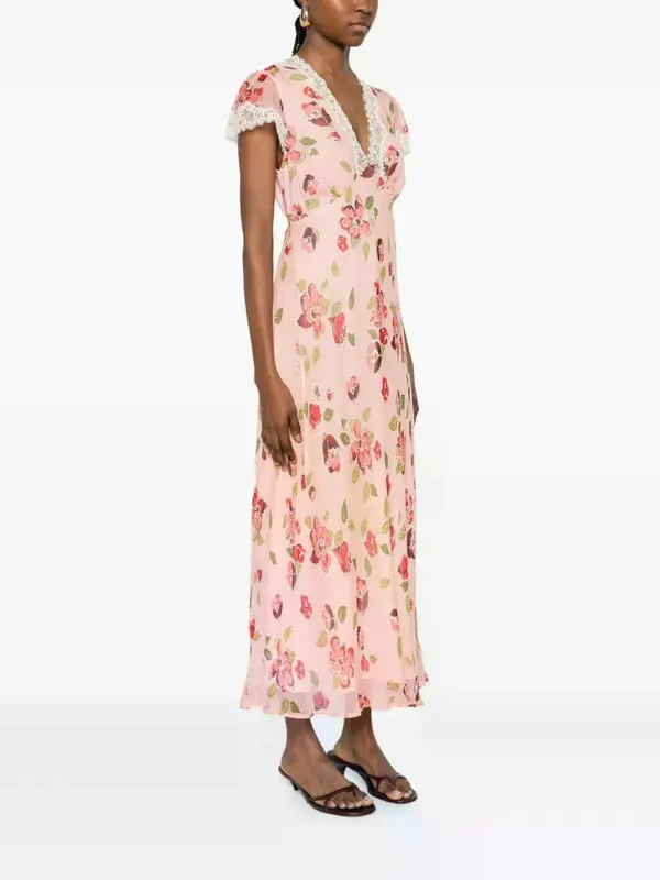 Rixo Clarice Midi Dress