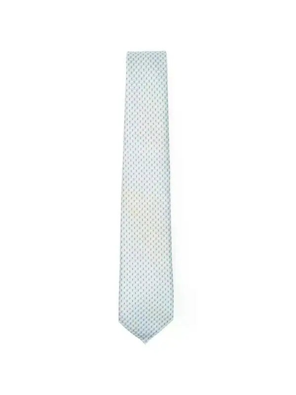 Giorgio Armani Patterned Neck Tie - Blue