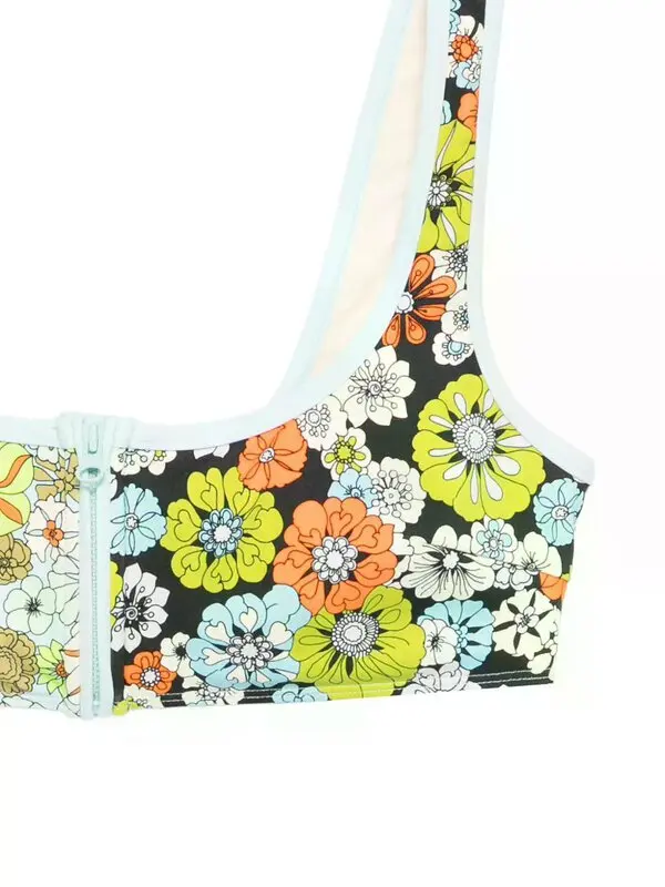 ALEMAIS Floral-print Bikini Top
