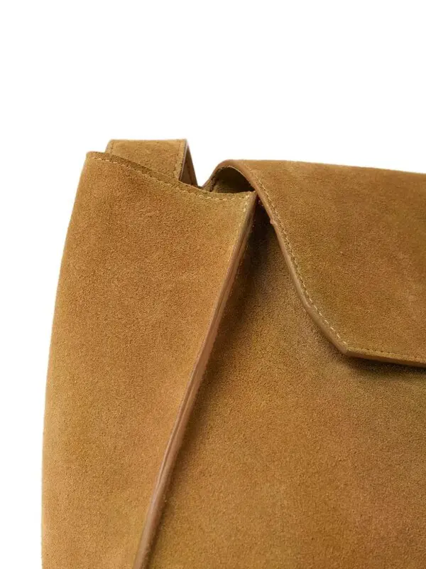 Studio Nicholson Shiboru Trapezoid Suede Bag - Brown