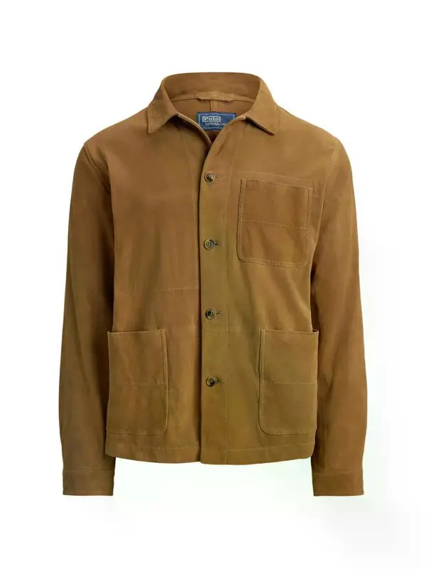 Polo Ralph Lauren Buttoned Suede Jacket