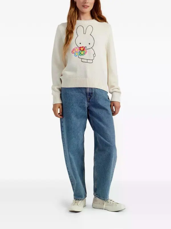Chinti & Parker Miffy Embroidered Sweater