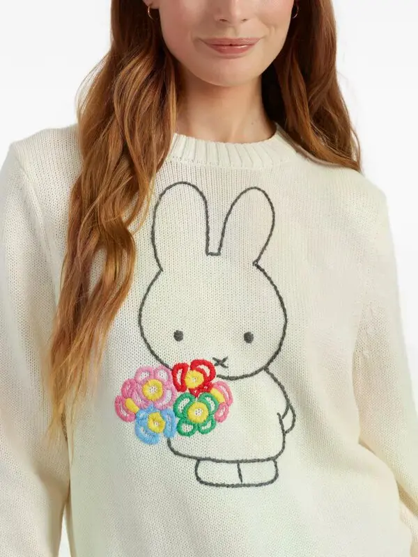 Chinti & Parker Miffy Embroidered Sweater