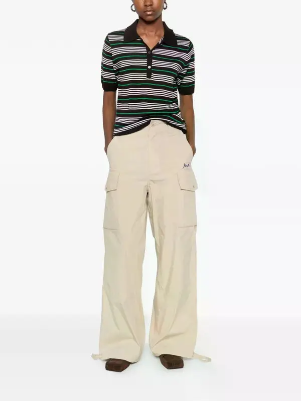 P.a.r.o.s.h Striped Polo Top