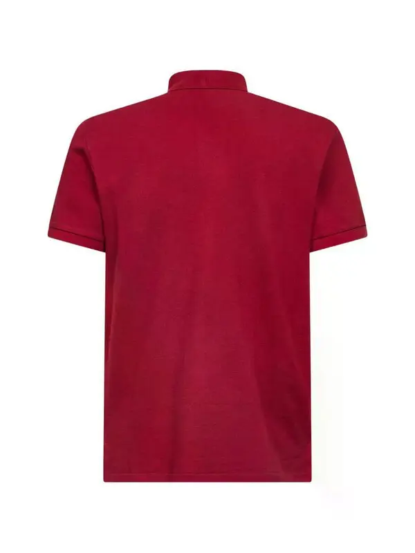 Polo Ralph Lauren Logo-embroidered Piqué Polo Shirt - Red