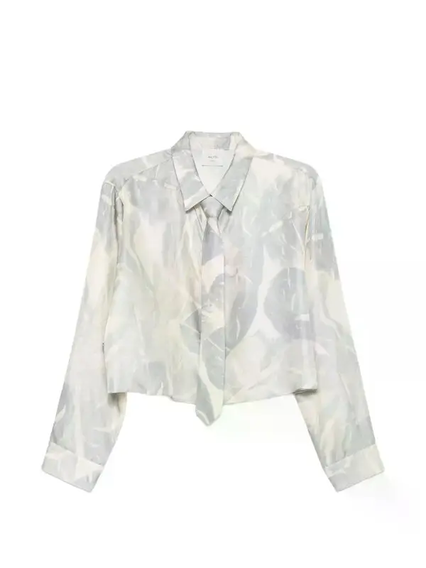 ALYSI Tie Printed Shirt