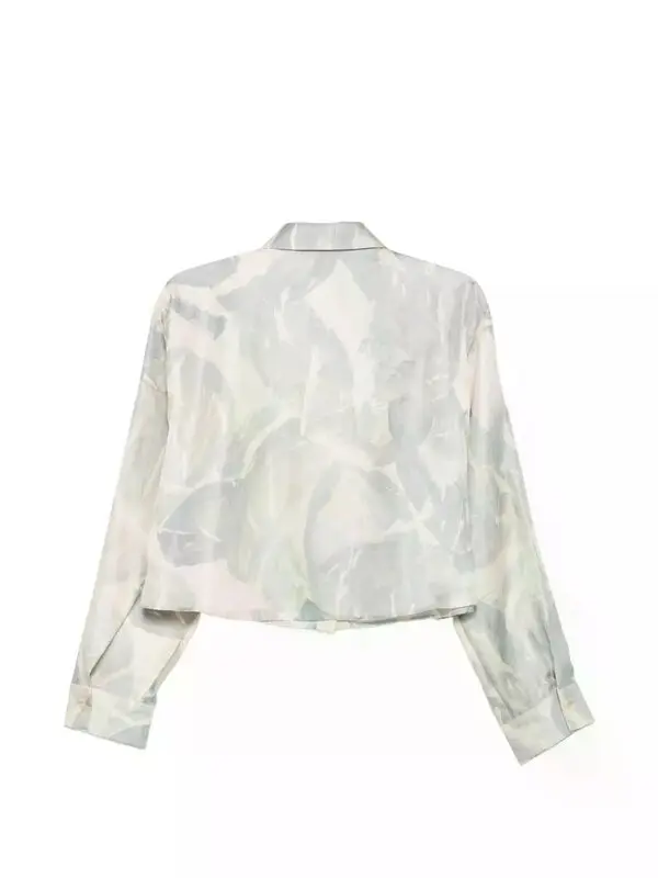 ALYSI Tie Printed Shirt