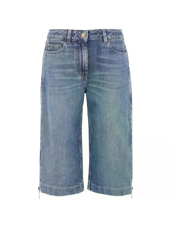 Elisabetta Franchi Denim Zip Shorts