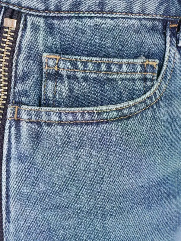 Elisabetta Franchi Denim Zip Shorts