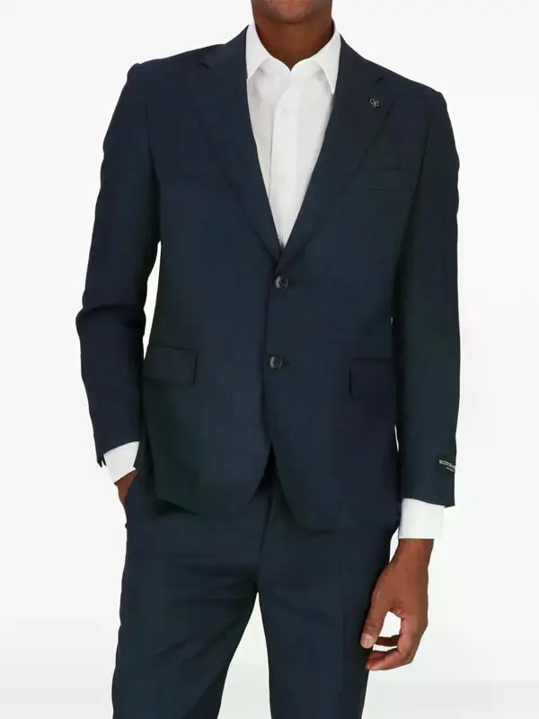 Scotch & Soda Plaid Suit - Blue