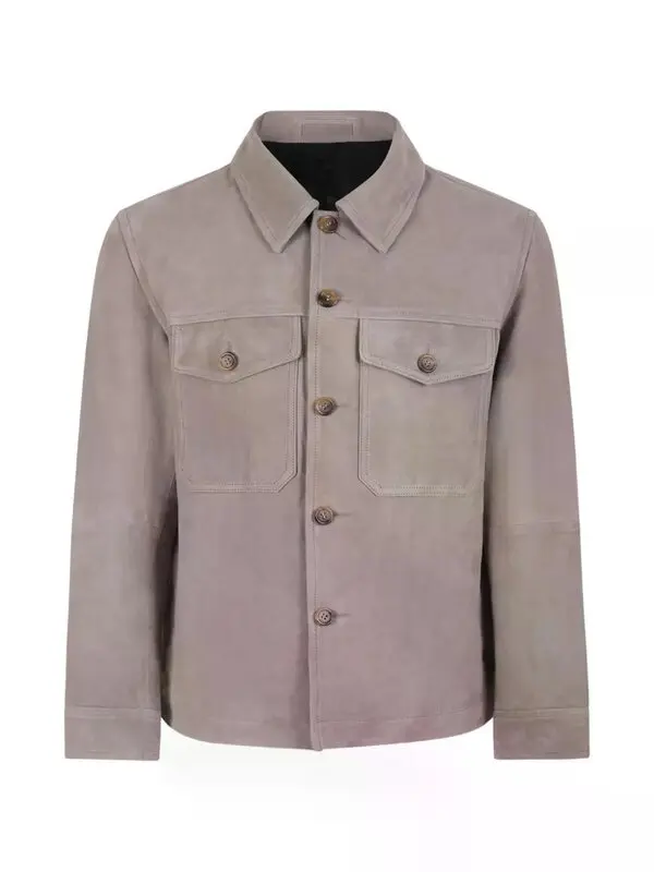 SELECTED Pockets Button Suede Jacket