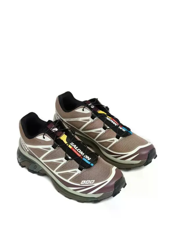 SALOMON Xt-6 Panelled Sneakers - Brown