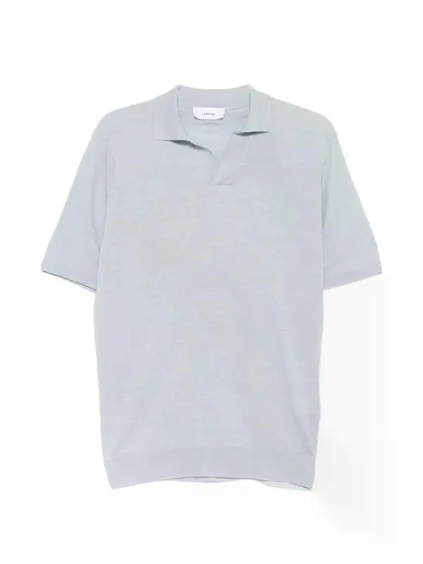 LARDINI V-neck T-shirt - Blue