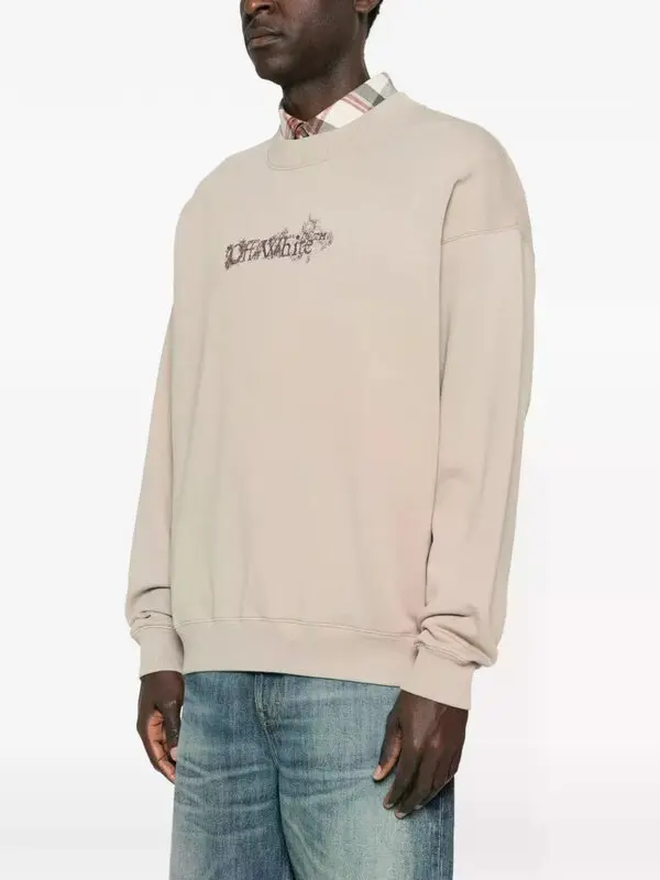 Off-White Logo Crew-neck Sweatshirt